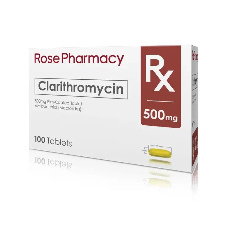 ROSE PHARMACY Clarithromycin 500mg Film-Coated Tablet 1's price in the ...